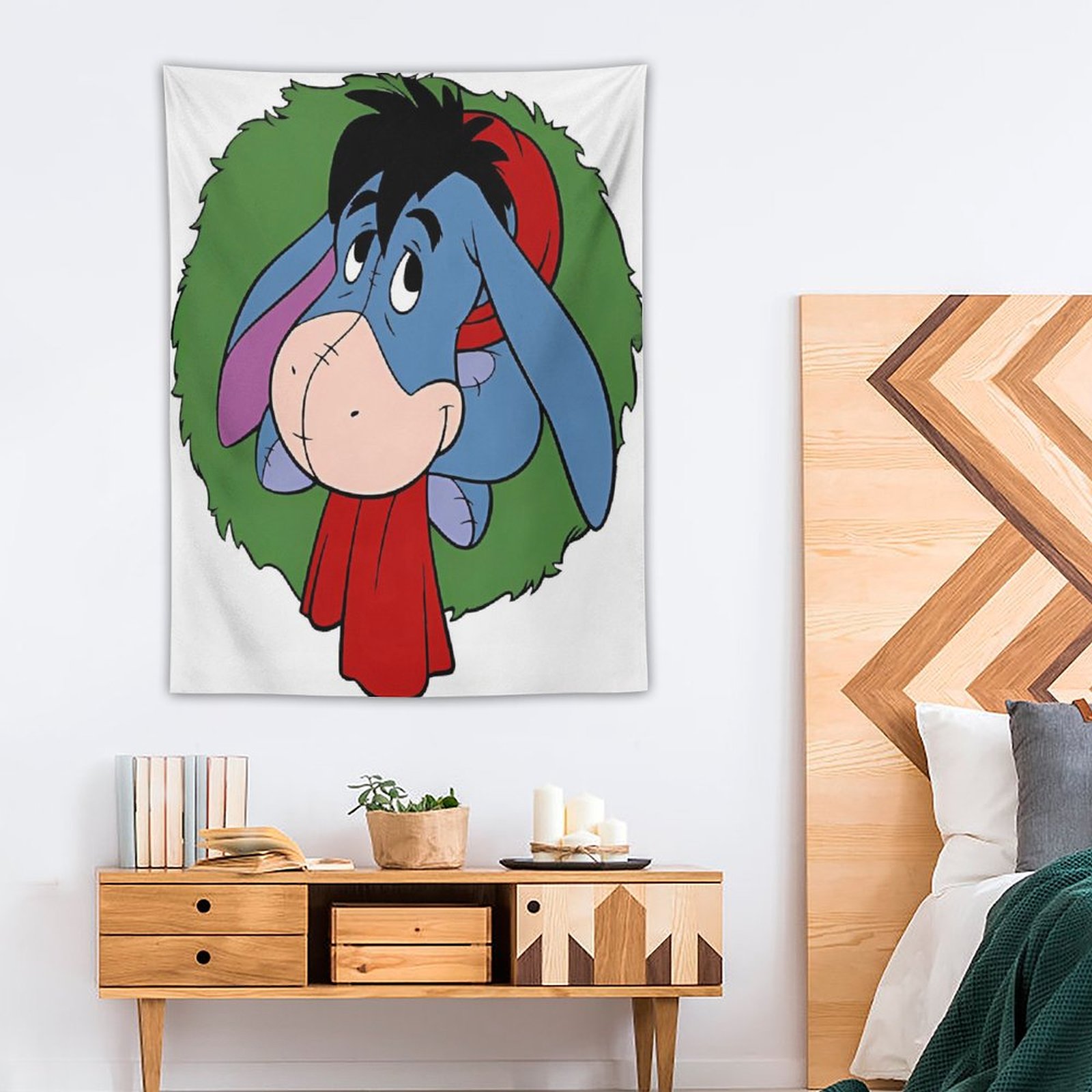 Eey-ore Tapestry Bedroom Indie Vertical Tapestry Wall Hanging for ...