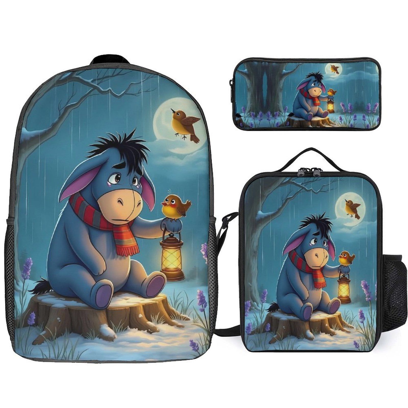 Eeyo-re 3Pcs Backpack Set, 17 Inch Large Capacity Unisex Daypack ...