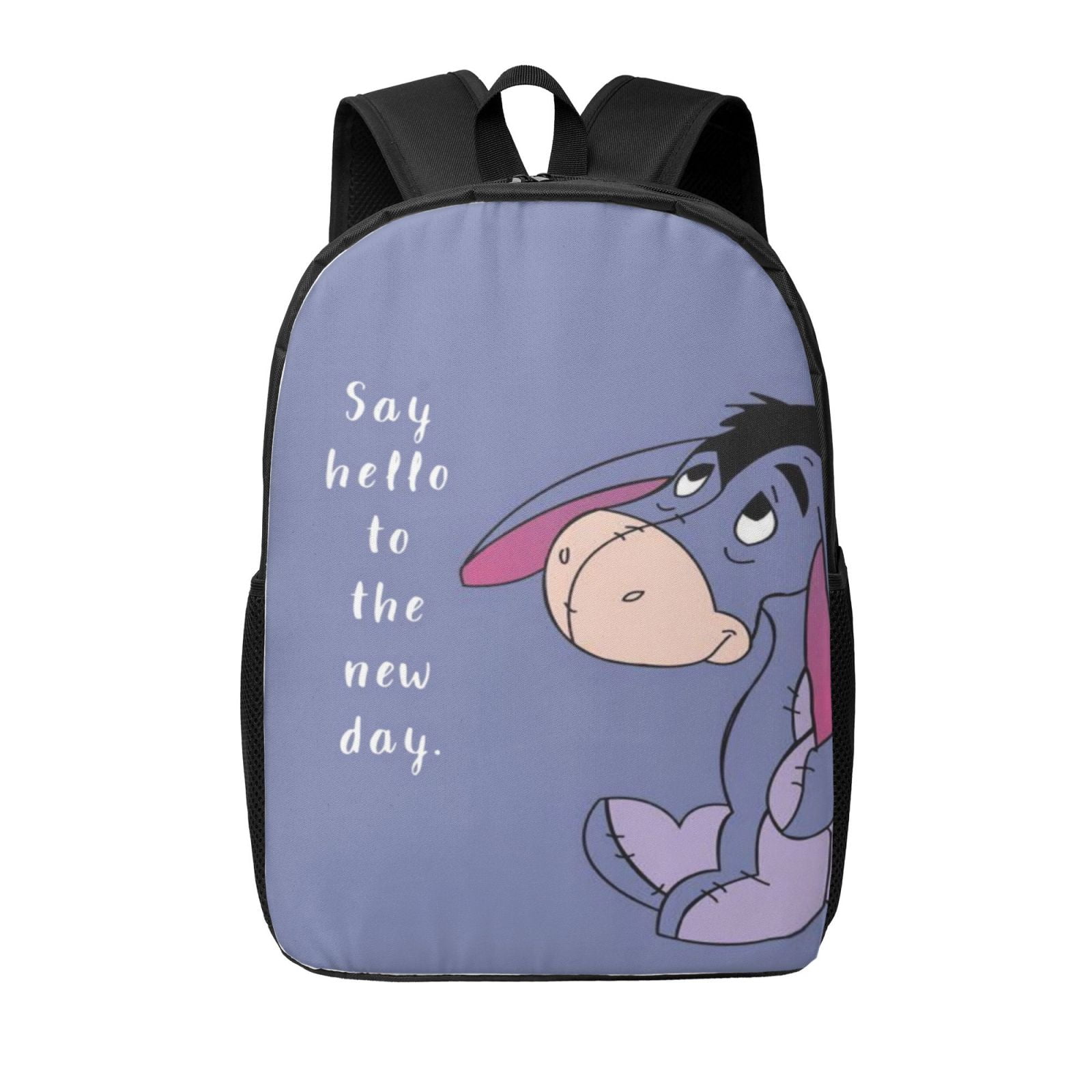 Eeyore Cartoon Backpacks Lightweight 17 Inch Large Capacity Unisex ...