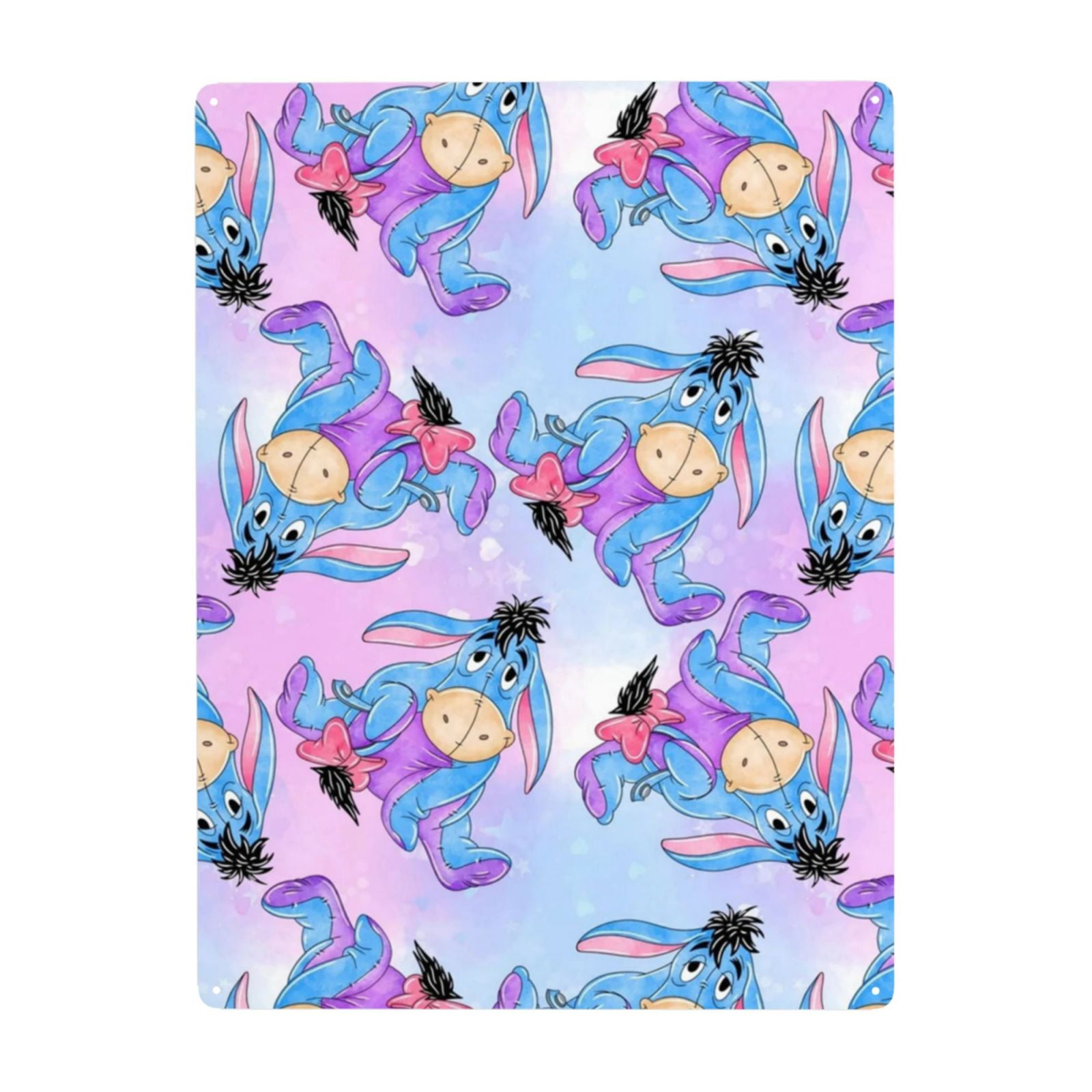 Eeyore Cartoon Metal Sign Decor 30x40cm Wall Art Sign for Home, Living ...