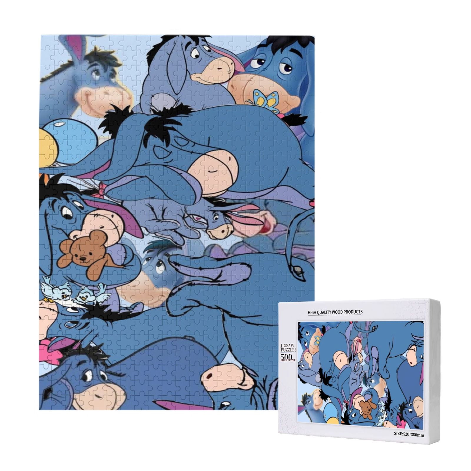 Eeyore Jigsaw Puzzle Interactive Brain Teaser Board Game for Adults ...