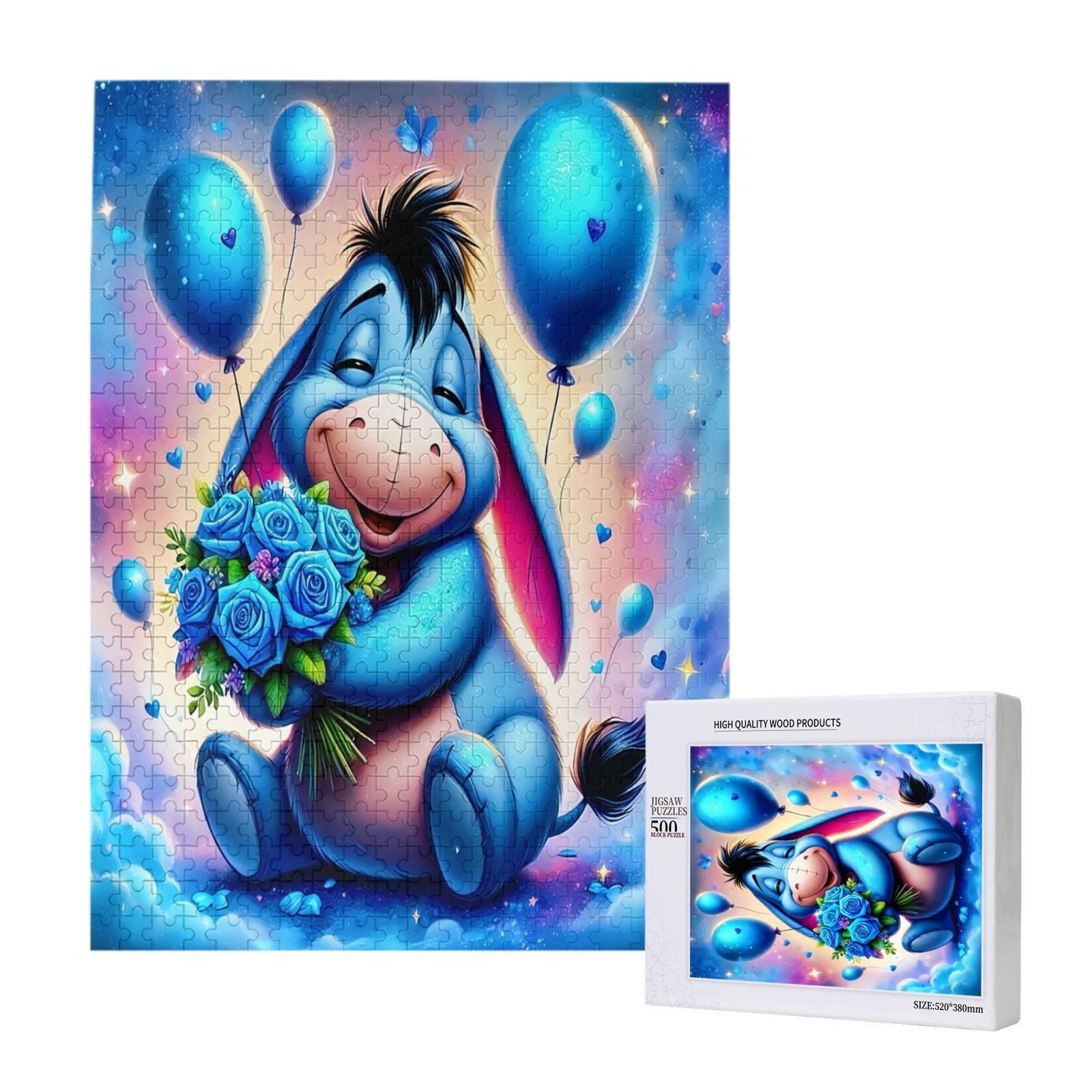 Eeyore Jigsaw Puzzles 300/500/1000 Pieces Wooden Puzzles Gift for ...