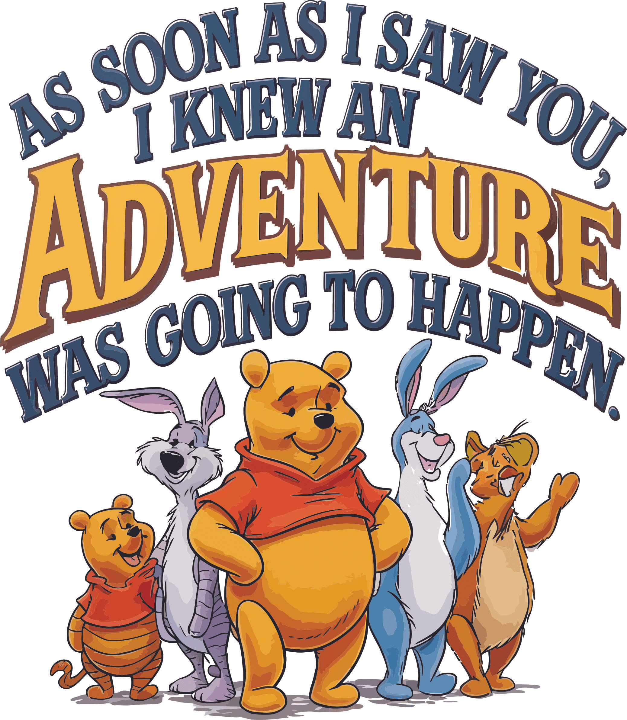 Eeyore, Piglet, Kanga, Roo, Tigger Tiger Toucan Sam As Soon As I Saw ...