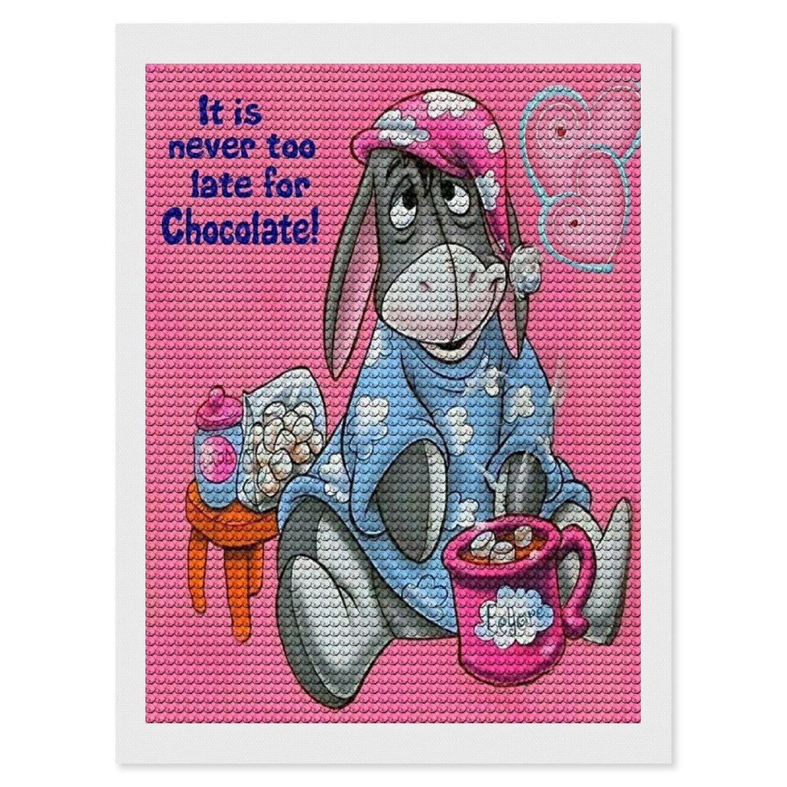 Eeyore Pooh Canvas Picture Paintings Prints Wall Hang Diamond Picture ...