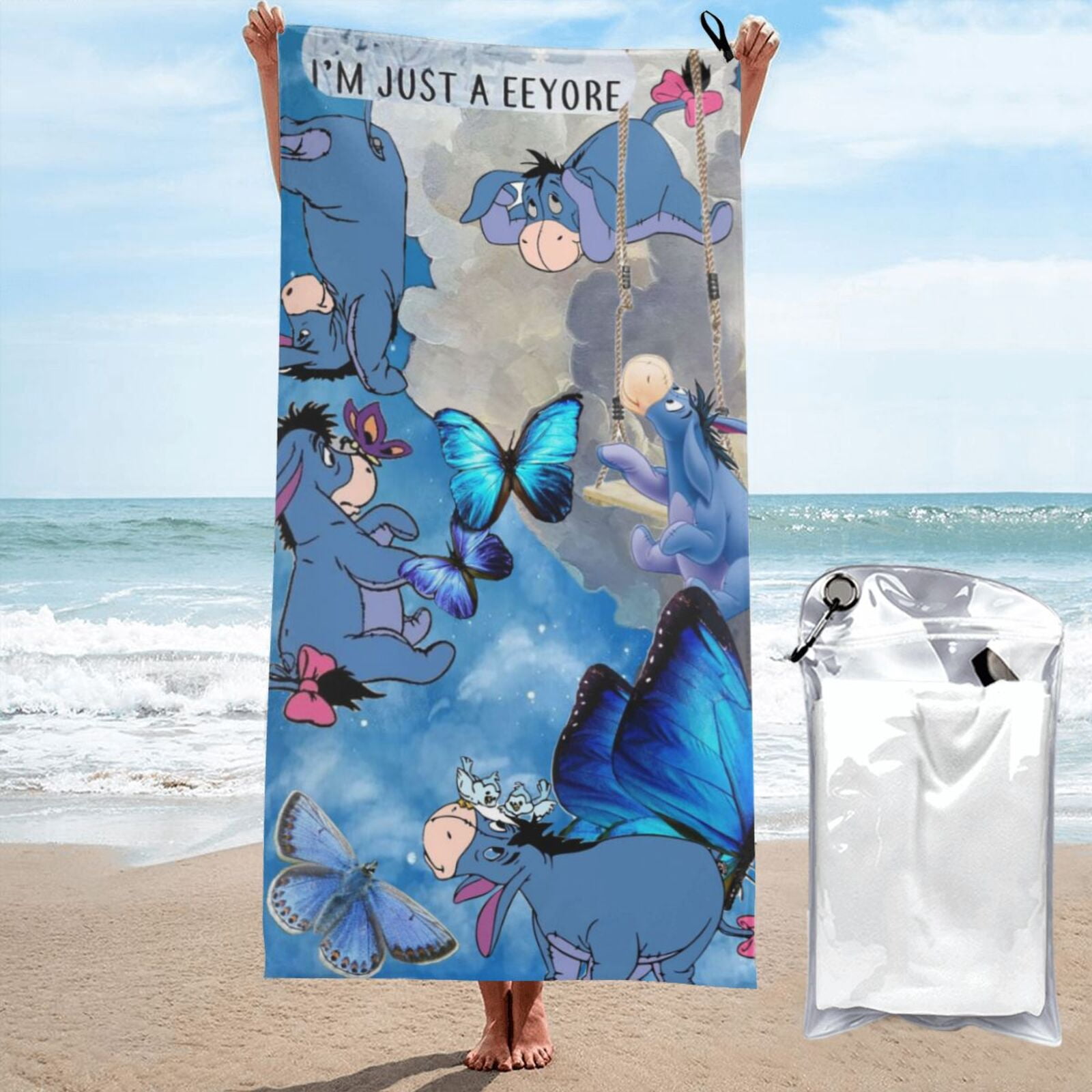 Eeyore Pooh Towel Microfiber Quick Drying Lightweight and Comfortable ...