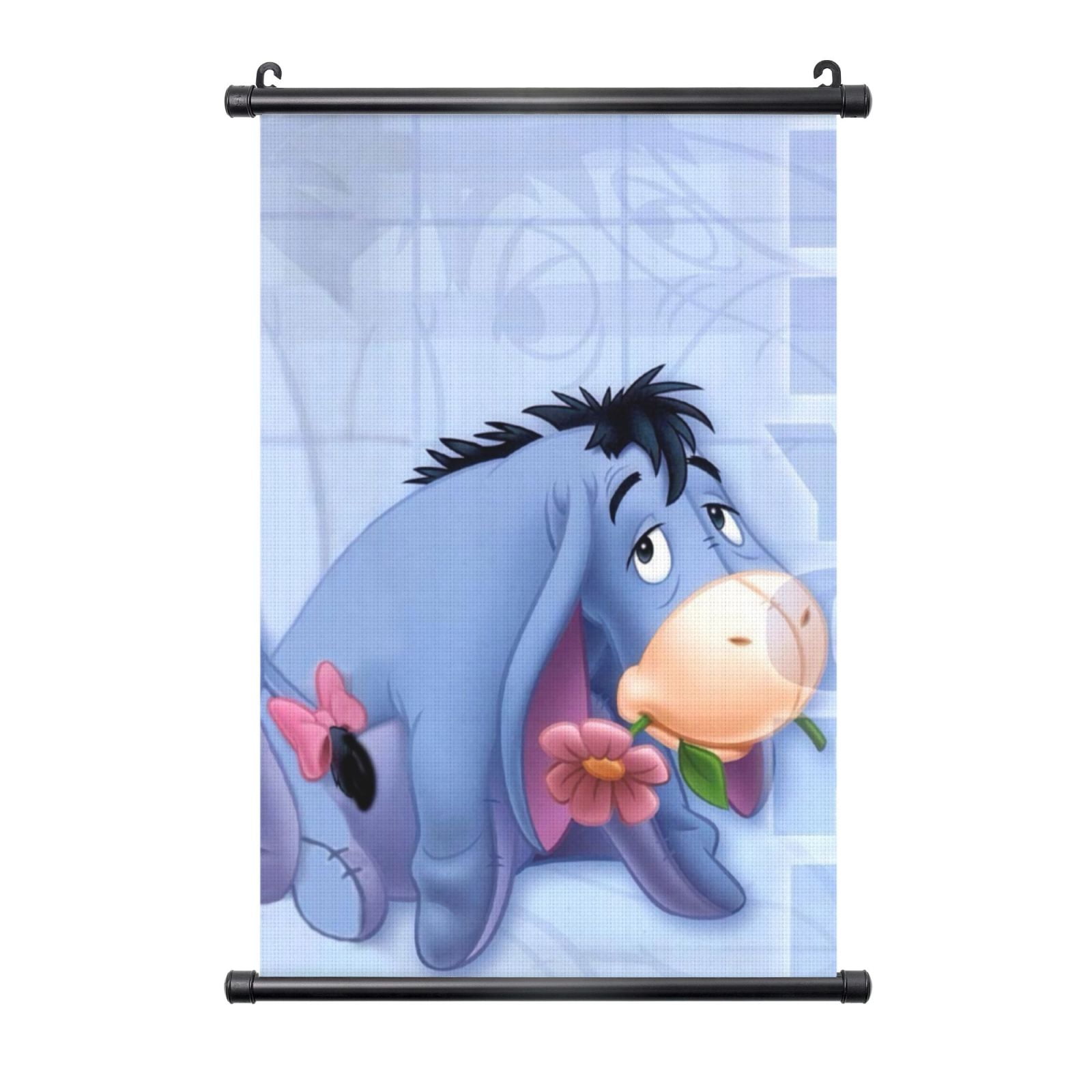 Eeyore Poster Plastic Shaft Wall Hanging Banner Artwork Canvas Wall Art ...