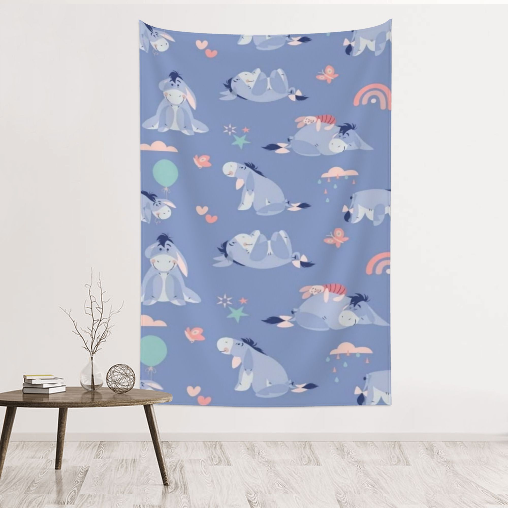 Eeyore Tapestry for Men, Boys Bedroom Living Room Dorm Wall Decor ...