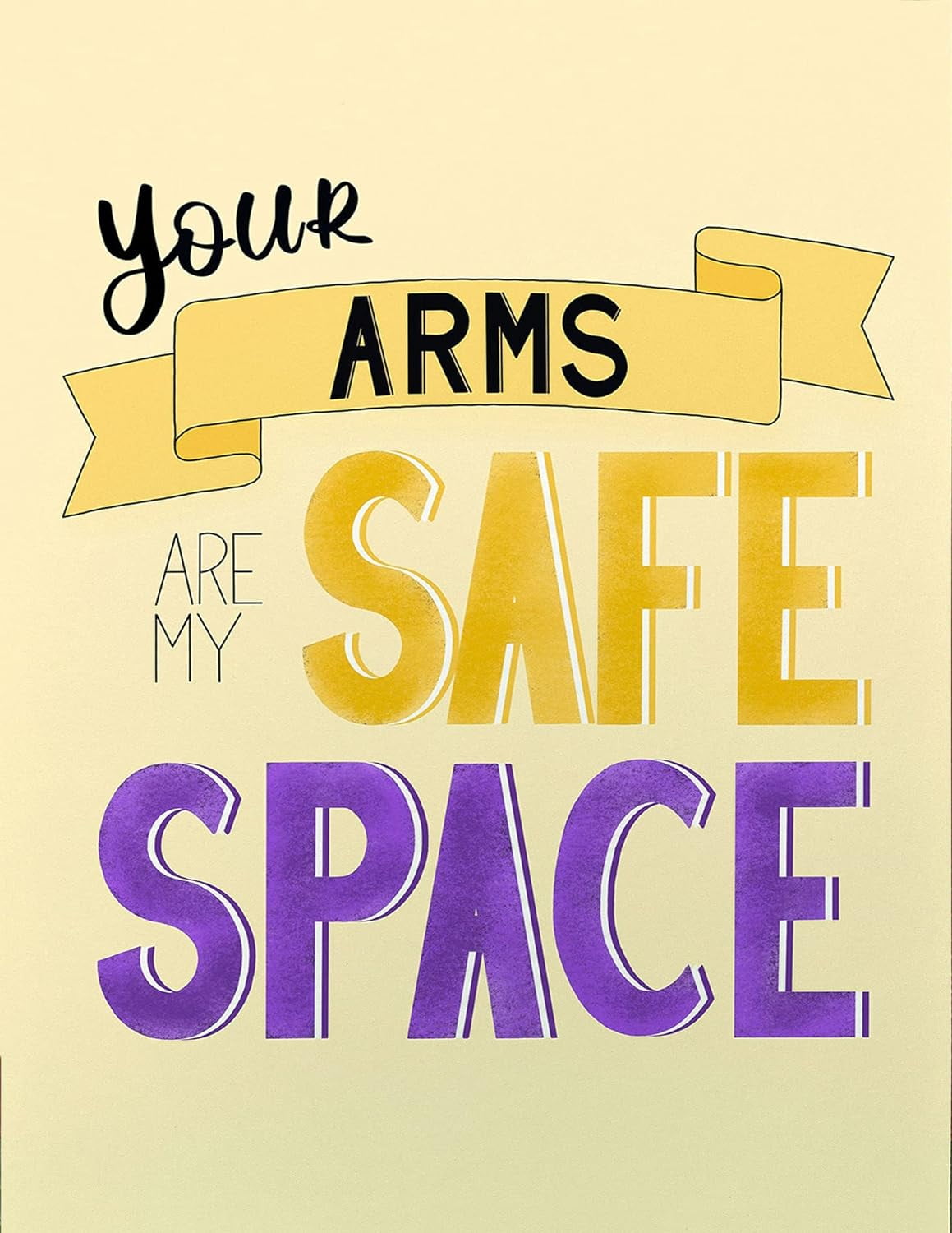 Eeypy Your Arms are My Safe Space Art Gift for Friends Tin Signs for ...