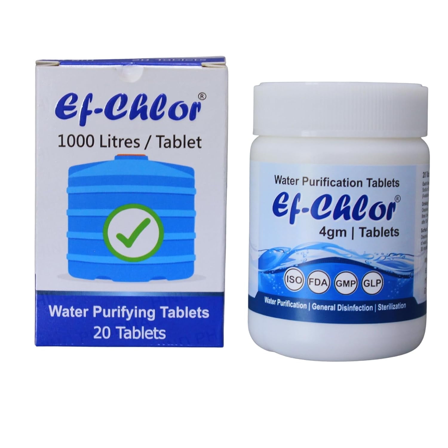 Overhead & Underground Water Tank Purification Tablets ( 4gm ) for 5280 ...