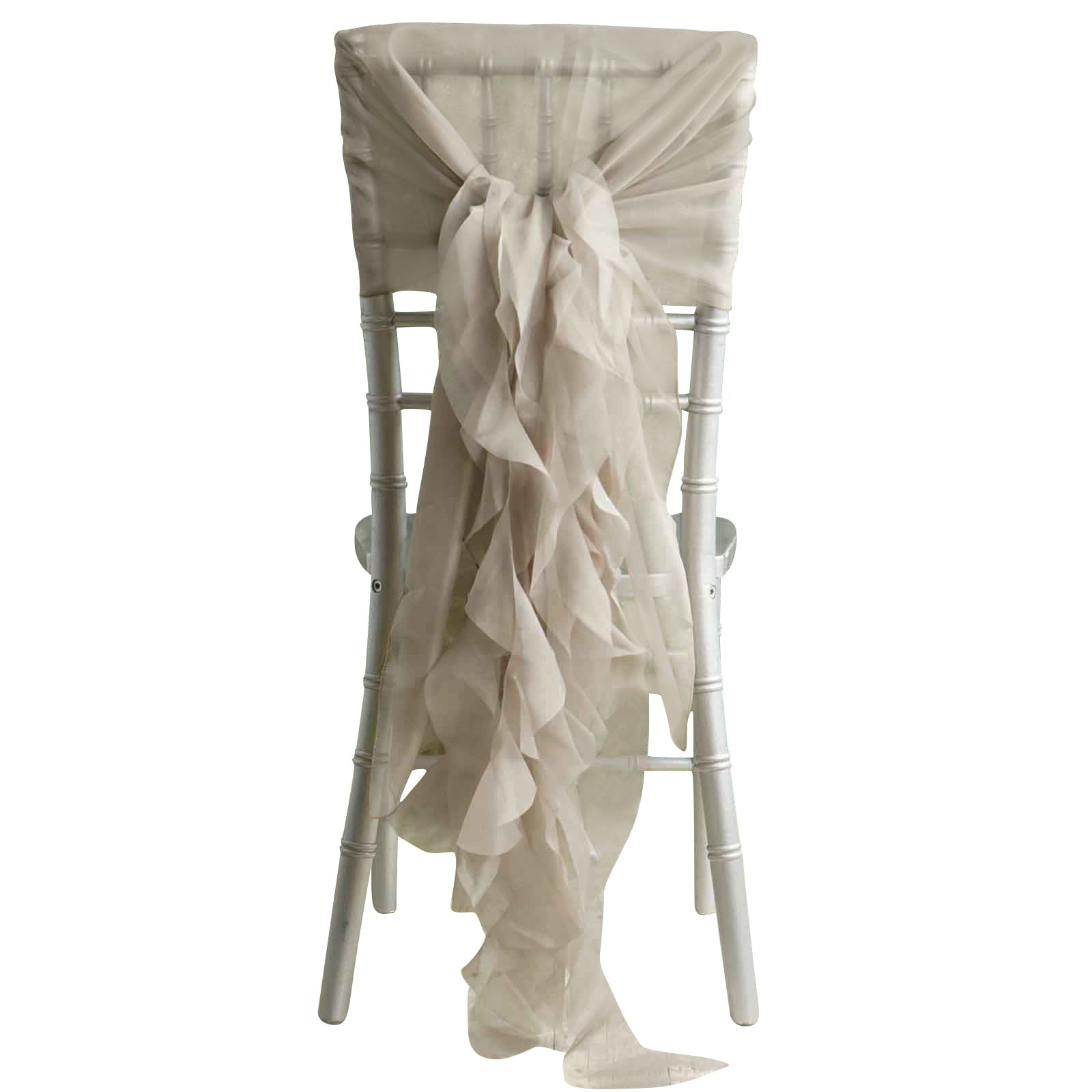 Efavormart 1 Set Natural Premium Designer Curly Willow Chiffon Chair ...