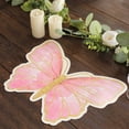 Efavormart 10 Pack Pink Gold Glitter Butterfly Cardboard Paper ...