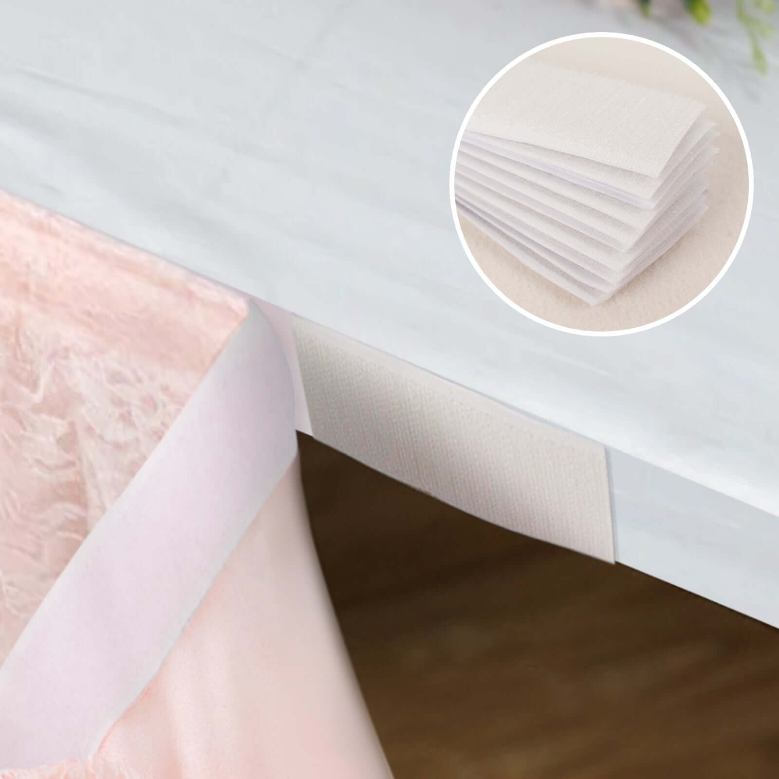 Efavormart 10 Pack White Heavy Duty Table Skirt Tapes With Adhesive ...