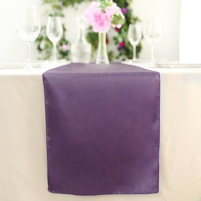 Efavormart 10 Packs of Premium SATIN Table Runner For Weddings Birthday ...