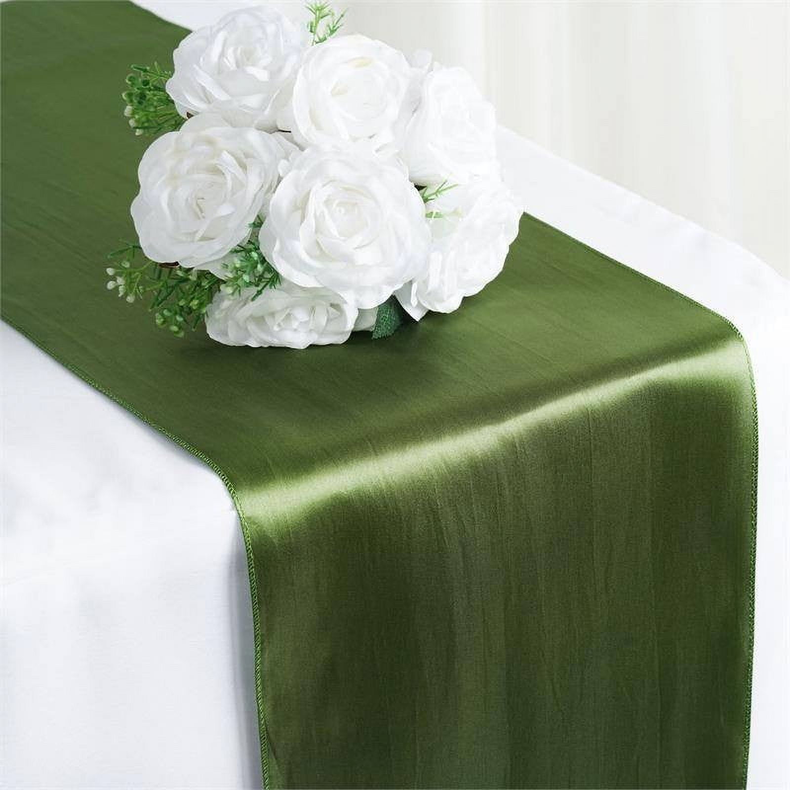 Efavormart 10 Packs of Premium SATIN Table Runner For Weddings Birthday ...