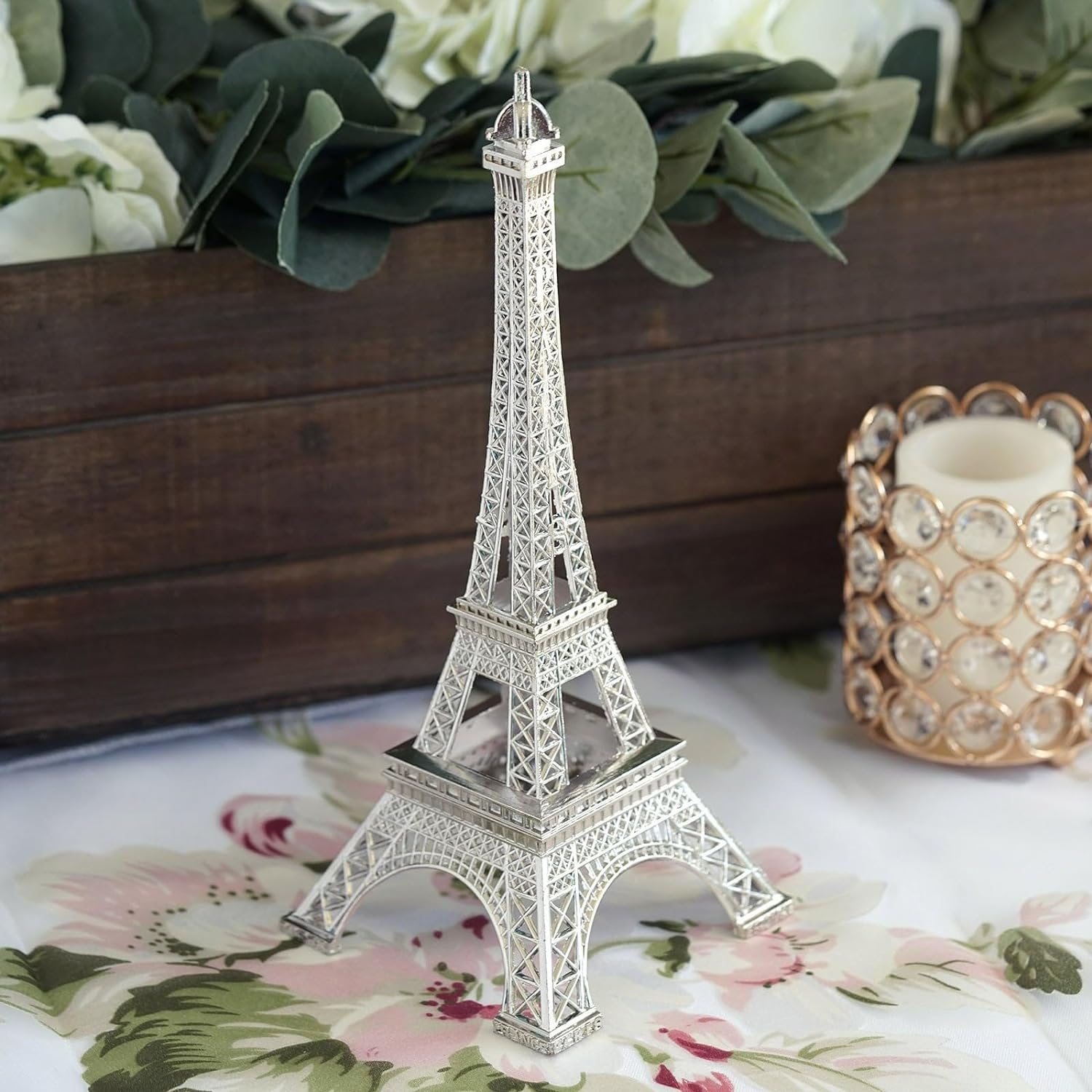 Efavormart 10" | Silver | Eiffel Tower Centerpiece | Eiffel Tower Cake ...