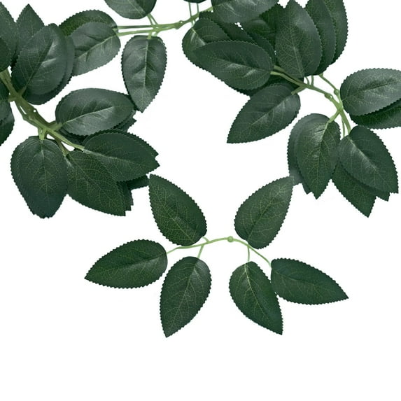 Efavormart 100 Pack | Green Bulk DIY Artificial Craft Rose Flower Leaves, Vase Filler Greenery ...