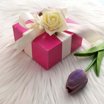 Round Gift Boxes with Lids Velvet Nesting Red Gifts Box for Presents ...