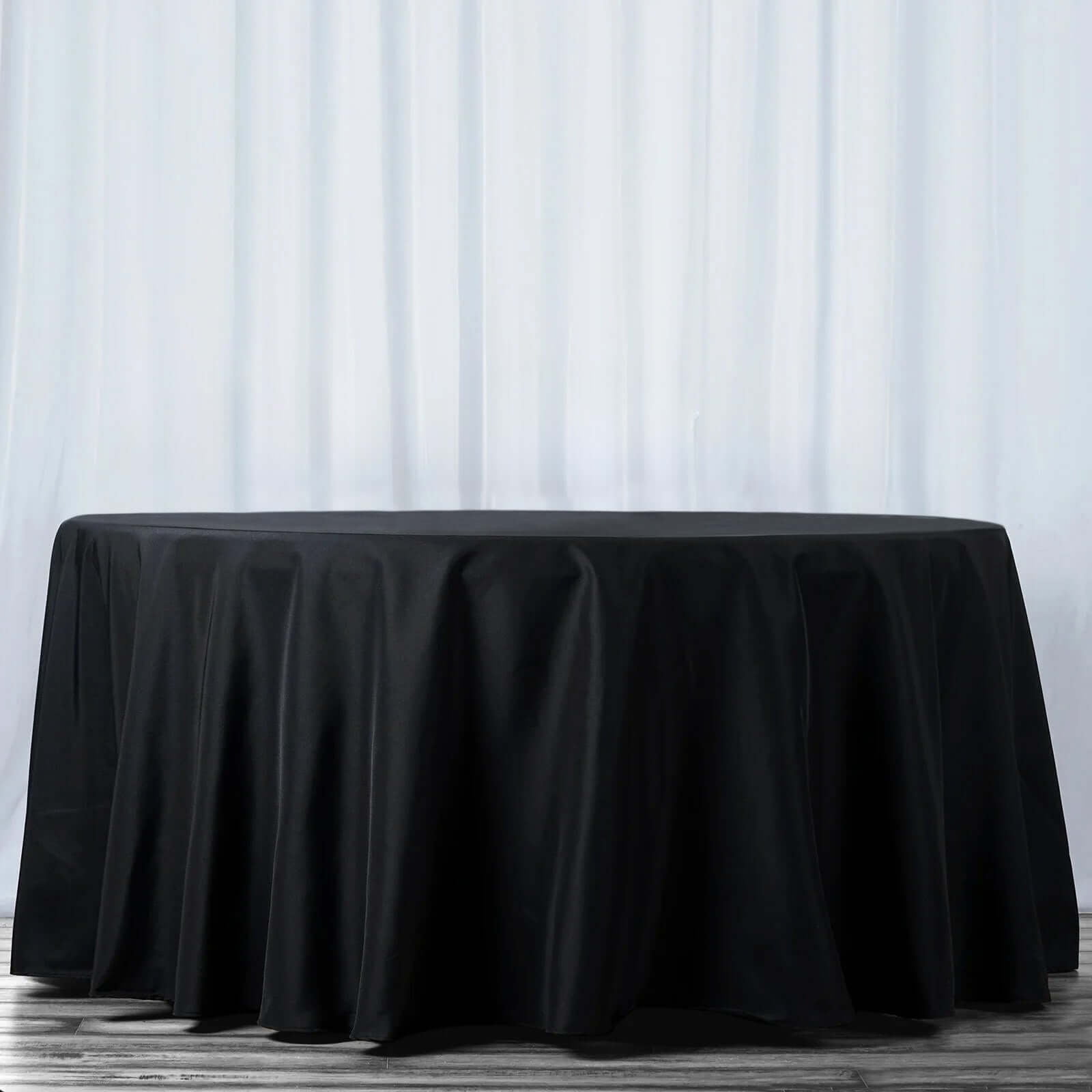 Efavormart 108" Seamless Premium Polyester Table Linens Round ...