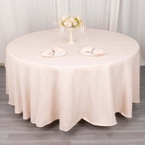 Efavormart 132" Seamless Premium Polyester Table Linens Round ...