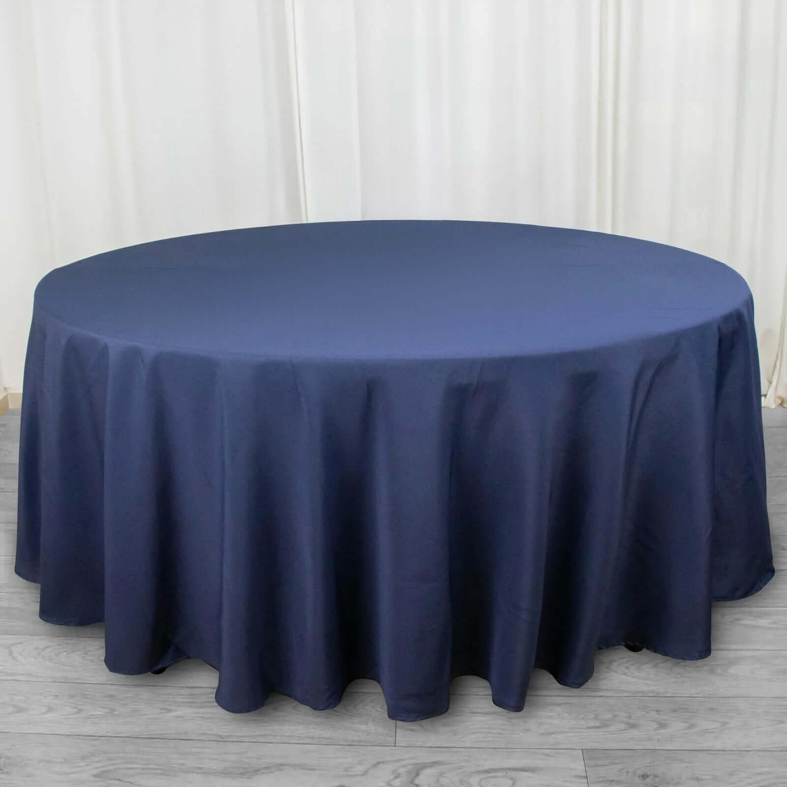 Efavormart 108" Seamless Premium Polyester Table Linens Round ...
