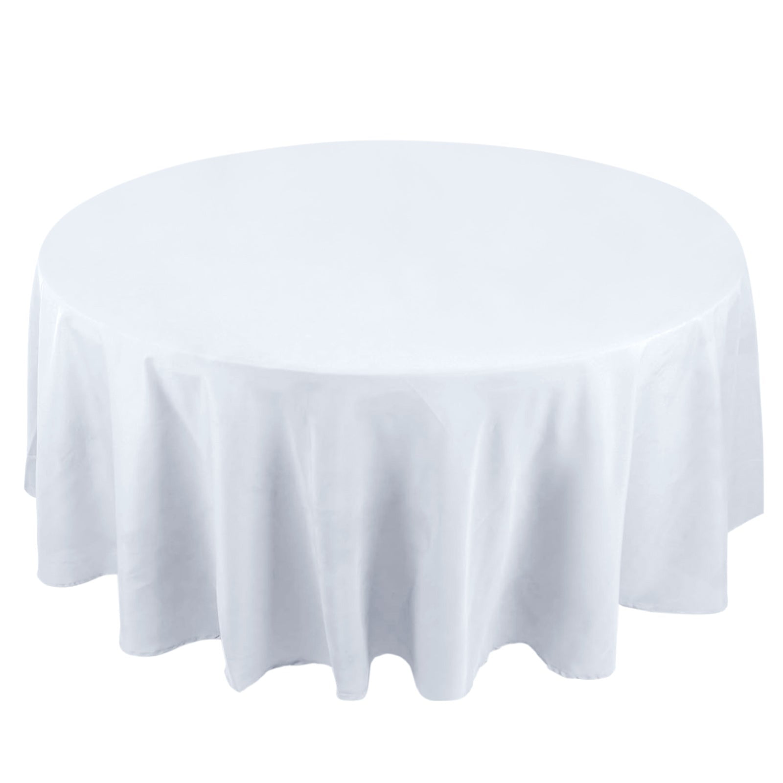 Efavormart 108" Seamless Premium Polyester Table Linens Round ...