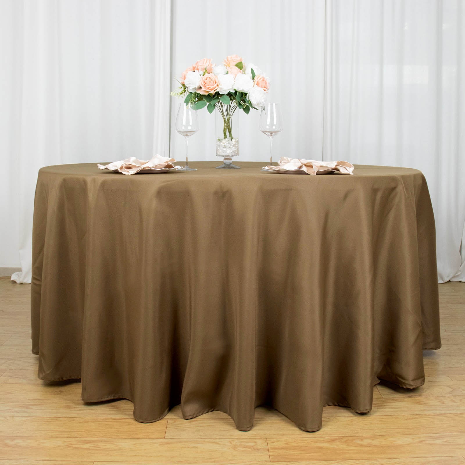 Efavormart 10PCS | 120" Wholesale Round Tablecloth Polyester Round ...