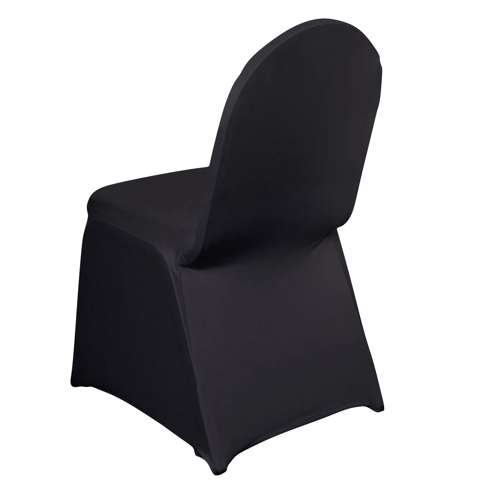 Efavormart 10PCS Black Stretchy Spandex Fitted Banquet Chair Cover ...