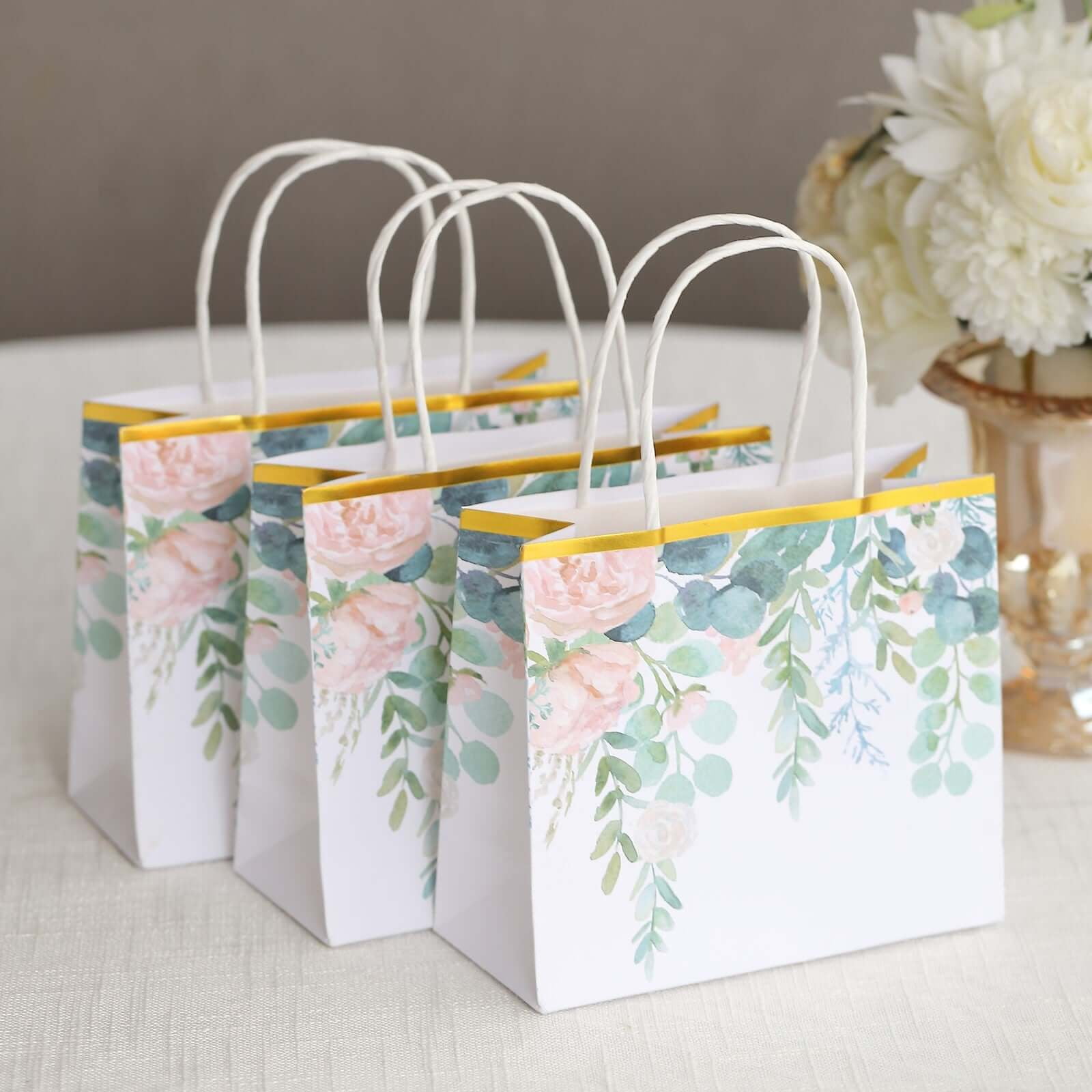 Floral Paper Bags