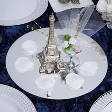 Round Mirrors Centerpieces