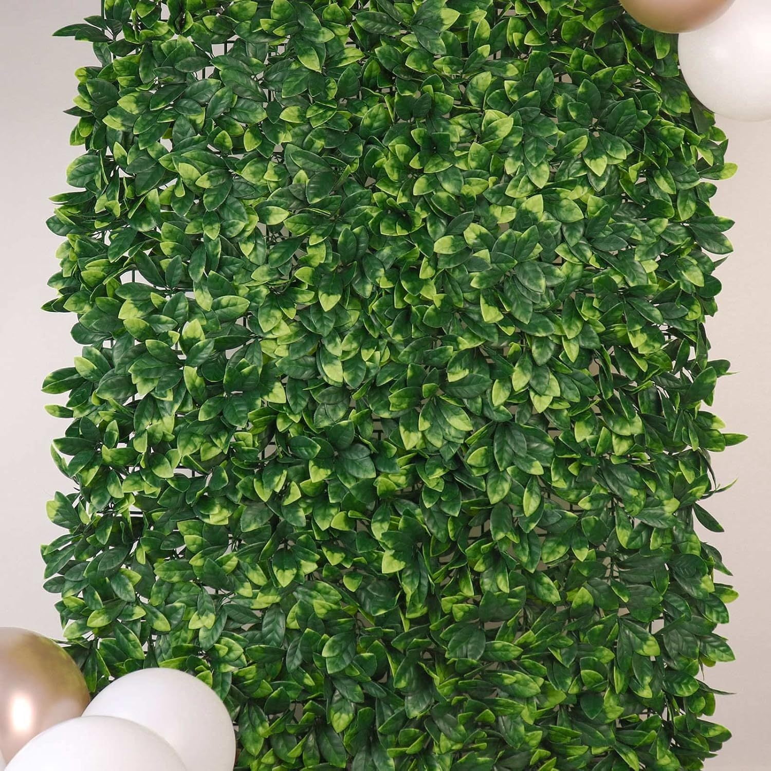 Efavormart 12 Sq. ft. | Dual Tone Green Lemon Leaf Garden Wall ...
