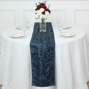 Efavormart 15"x117" Black Premium Lace Table Runner Vintage Classy ...