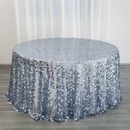 Efavormart 132" Wholesale Premium Table Cover Sparkly SEQUIN Round Tablecloth For Wedding ...
