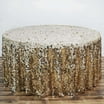 Efavormart 132" Wholesale Premium Table Cover Sparkly SEQUIN Round Tablecloth For Wedding ...