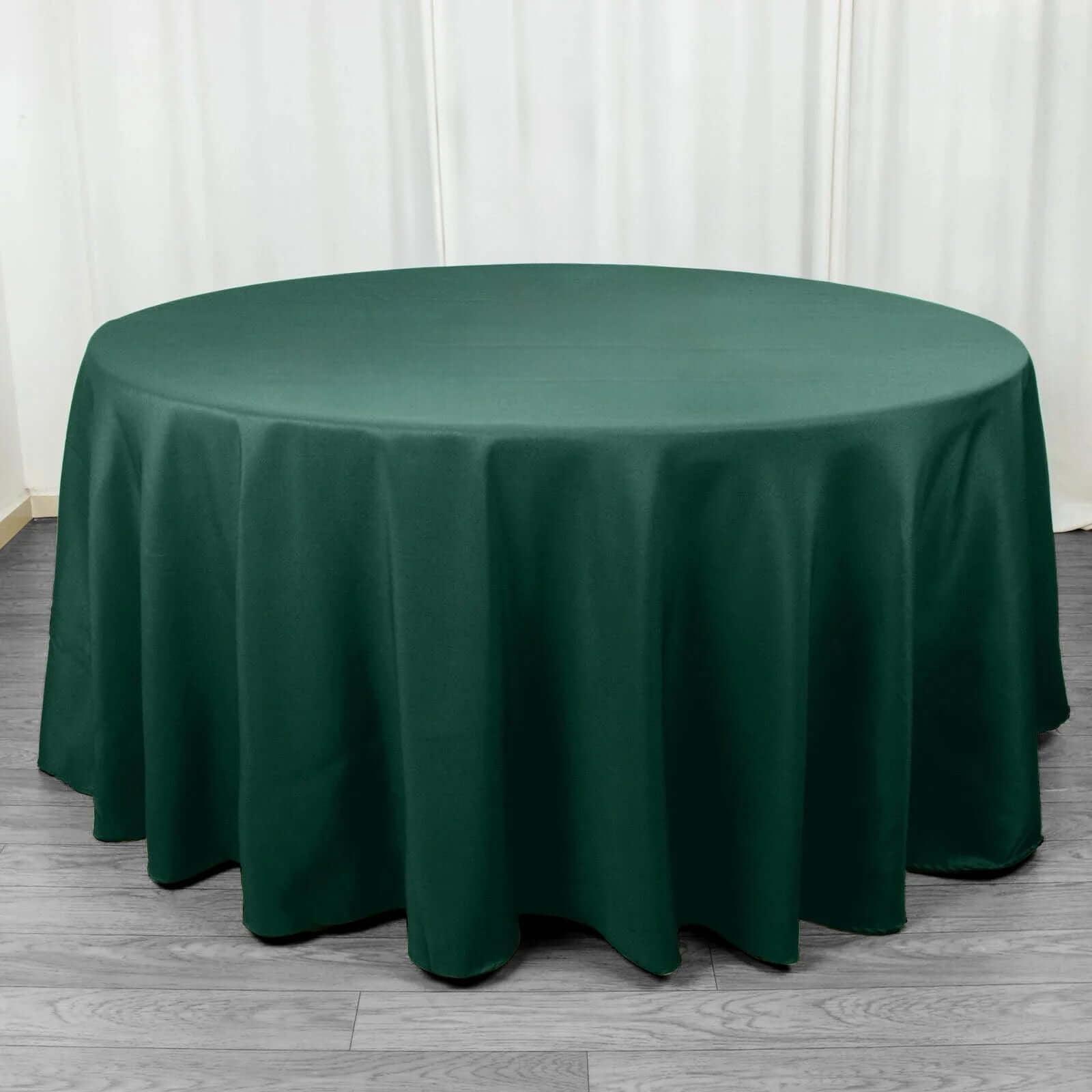 Efavormart 120" Seamless Premium Polyester Table Linens Round ...