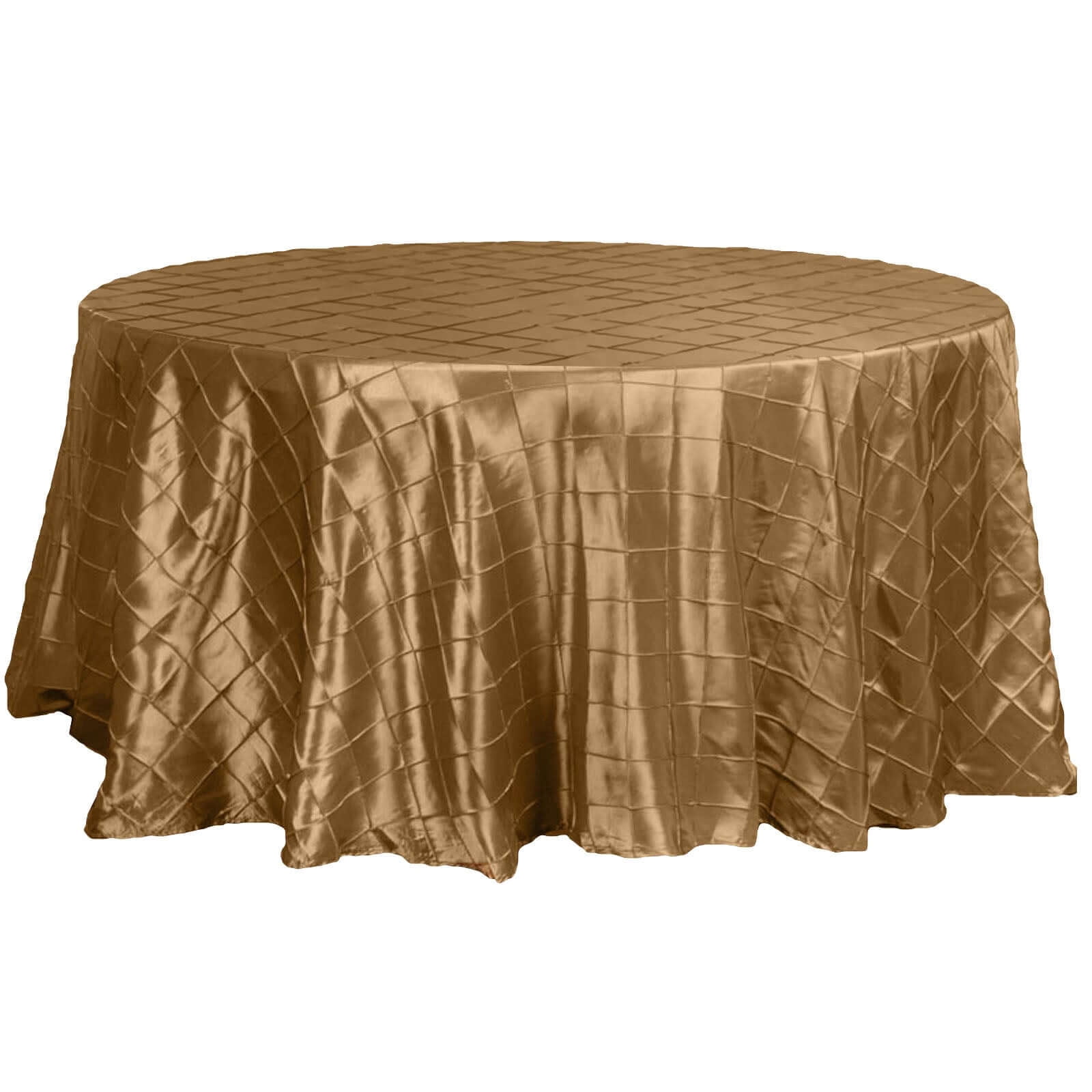 Efavormart 120" Wholesale Gold Tablecloths Pintuck Table linens for ...
