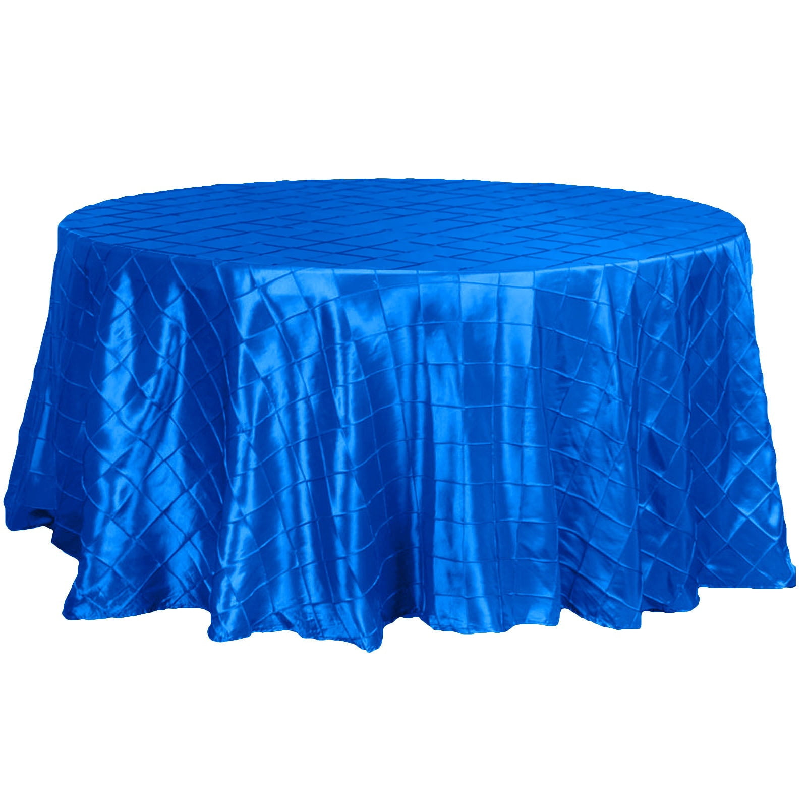 Efavormart 120" Wholesale Royal Blue Tablecloths Pintuck Table linens ...