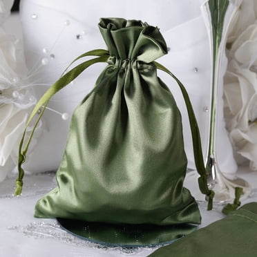 Efavormart 12PCS CHAMPAGNE Satin Gift Bag Drawstring Pouch Wedding ...