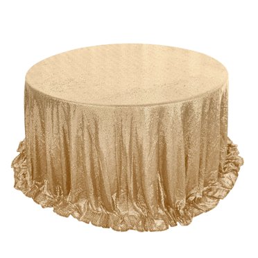 Efavormart 120" Wholesale Round Table Cover BLUSH Grandiose Rosette 3D ...