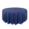 BalsaCircle 120" Royal Blue Round Polyester Tablecloth Wedding Table ...