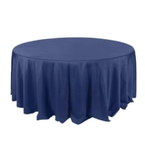 BalsaCircle 120" Royal Blue Round Polyester Tablecloth Wedding Table ...