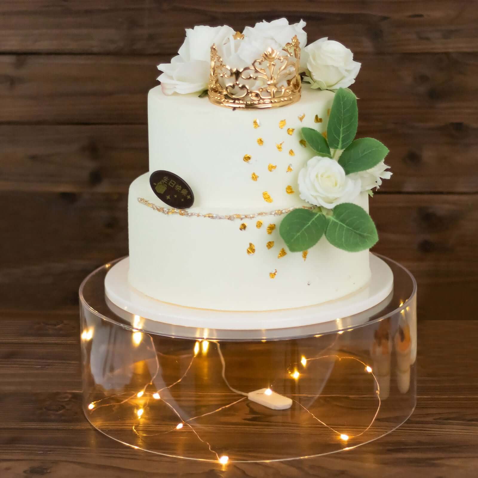 "Efavormart 14"" Clear Acrylic Wedding Cake Stand, Transparent Cupcake ...