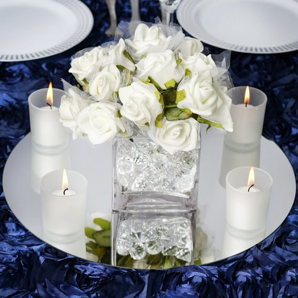 Round Mirrors Centerpieces
