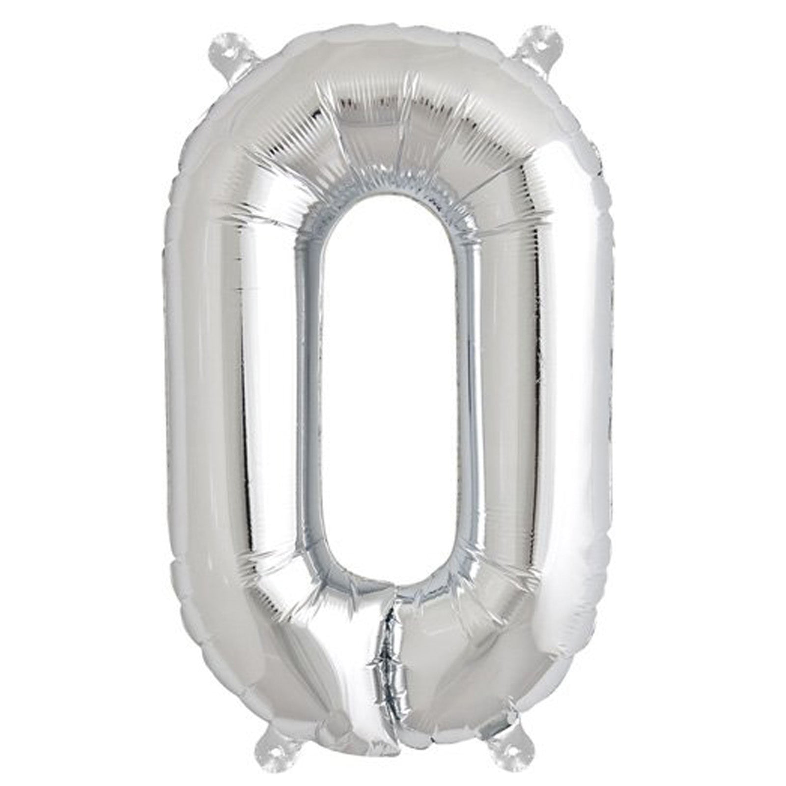 Efavormart 16" Shiny Metallic Silver Mylar Foil Alphabet Letter and ...