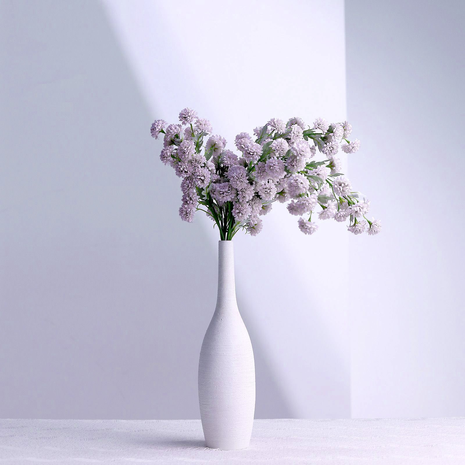 Efavormart 2 Bushes - 33" Lavender Chrysanthemum Silk Flowers ...