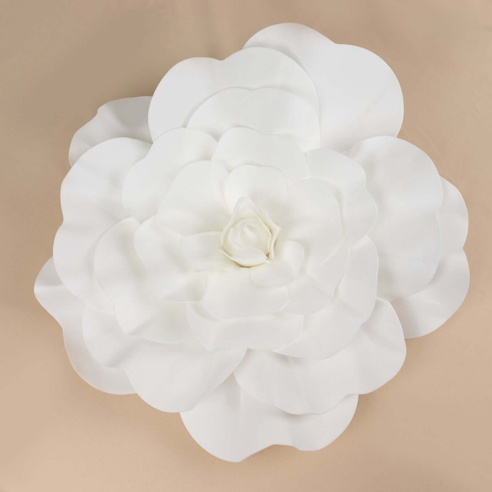 Efavormart 2 Pack 24” 3D Craft Rose White Real Feel Foam Rose for DIY ...