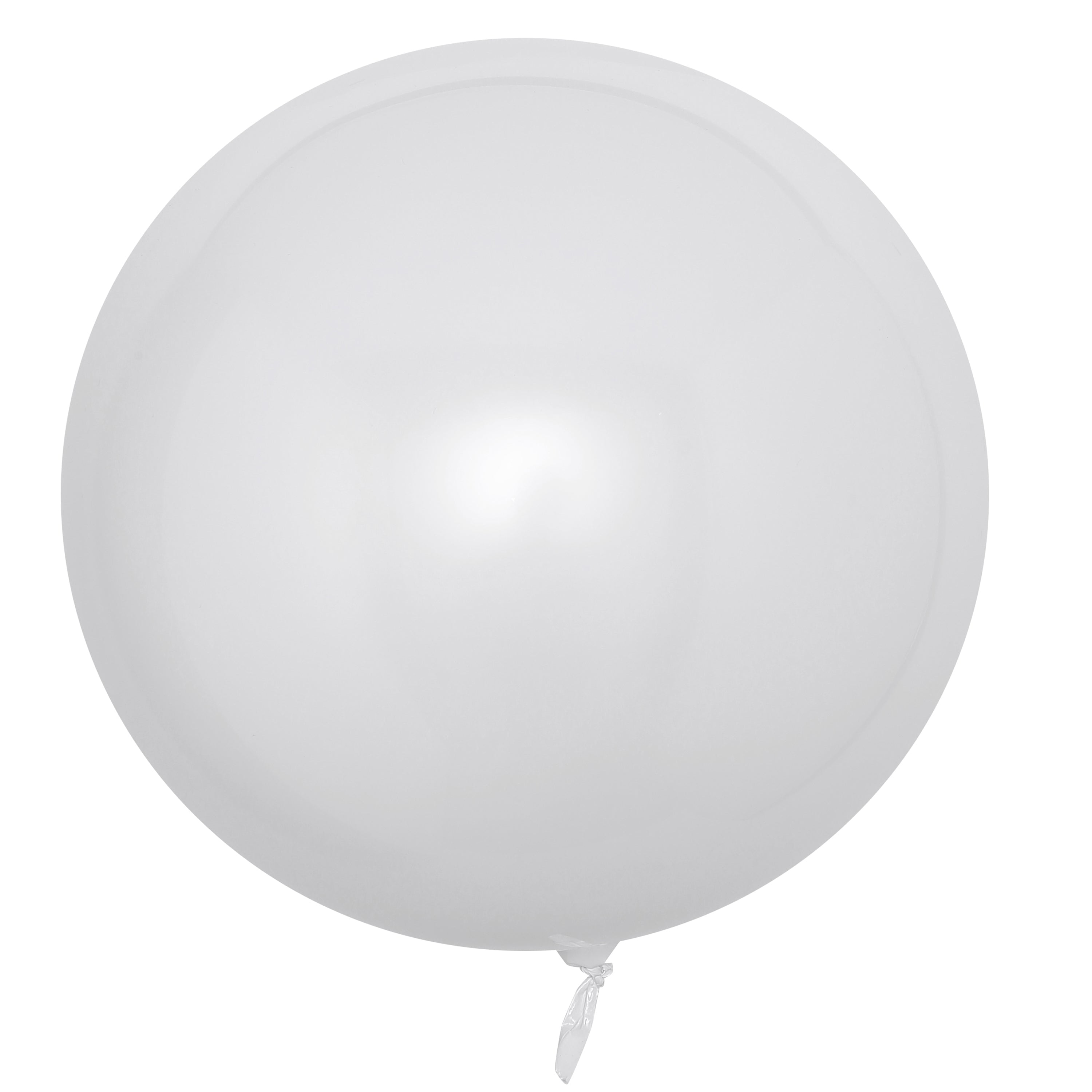 Efavormart 2 Pack 30" White Reusable Round Sphere Vinyl Balloons UV ...