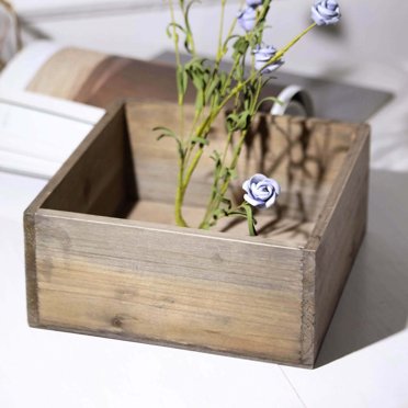 "White Chippendale Outdoor Square Planter Box for Porch and Patio - 14. ...