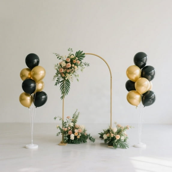 Efavormart 2 Pack Balloon Column Stands – 4.5ft Clear Balloon Tower Kit ...