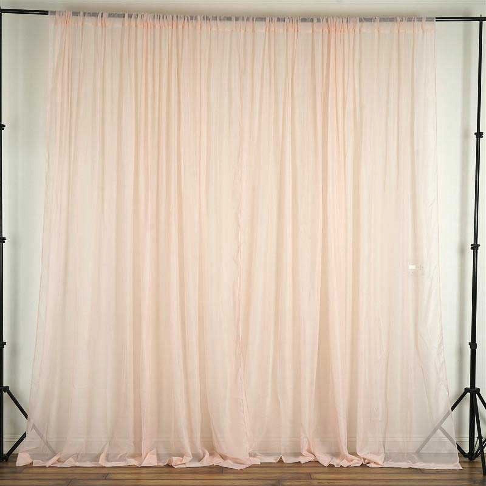 Efavormart 2 Pack | Blush/Rose Gold Fire Retardant Sheer Organza ... Efavormart 2 Pack | Blush/Rose Gold Fire Retardant Sheer Organza ...