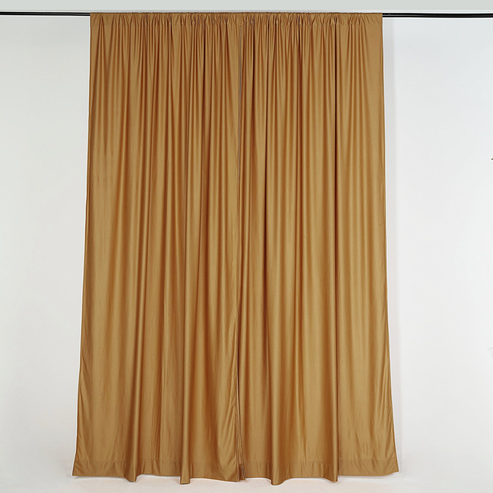Efavormart 2 Pack | Gold Fire Retardant Scuba Polyester Curtain Panel ... Efavormart 2 Pack | Gold Fire Retardant Scuba Polyester Curtain Panel ...